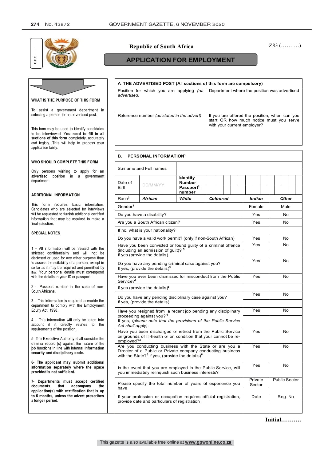 What Is Z83 Form? How To Download Z83 Form and Fill - Careersroom